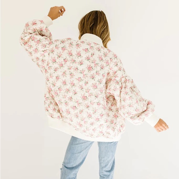 The House of Fleur | Jackets & Coats | Rose Garden Quilted Jacket ...